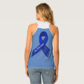 ME/CFS Survivor Butterfly and Awareness Ribbon Tank Top | Zazzle