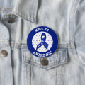 ME/CFS Syndrome Awareness Ribbon Button | Zazzle