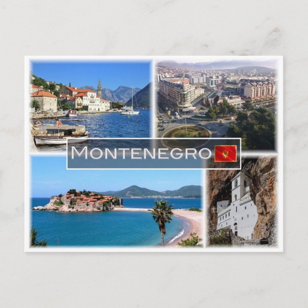 ME Montenegro - Postcard | Zazzle