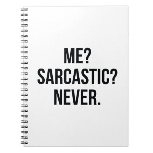 Sarcastic Notebooks & Journals | Zazzle