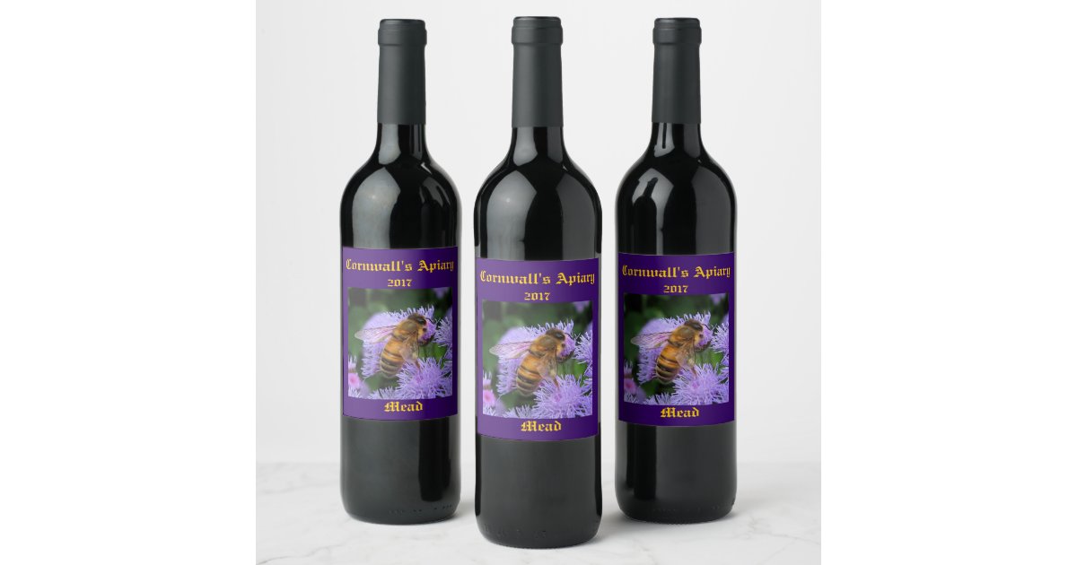 Mead Honey Wine Label | Zazzle