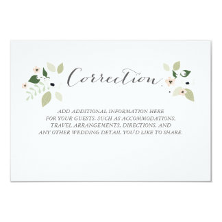 Correction Invitations & Announcements | Zazzle
