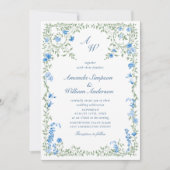 Meadow Pastel French Roses Floral Wedding QR code Invitation | Zazzle