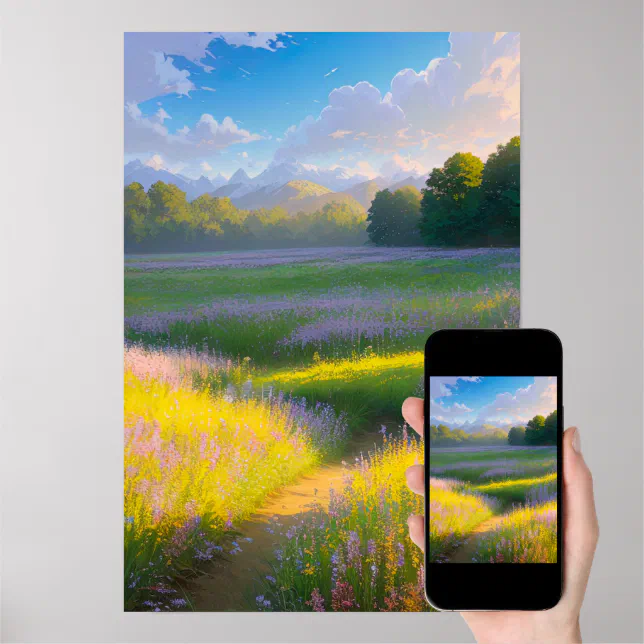 Meadow's Embrace Poster | Zazzle