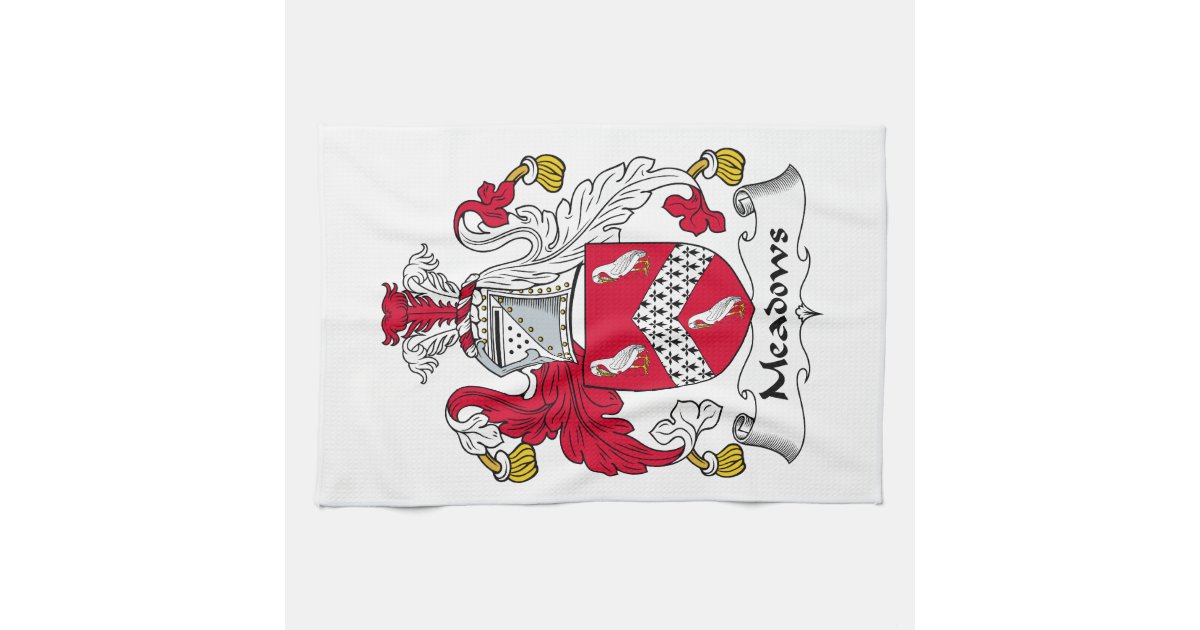 Meadows Family Crest Towel | Zazzle
