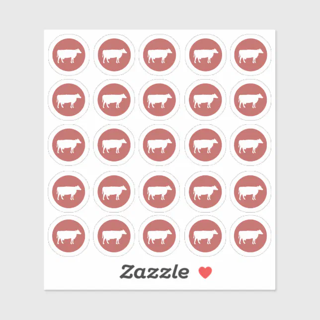 Meal Choice Beef Sticker | Zazzle