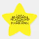 Meaningful Relationship Flugelhorn Star Sticker | Zazzle