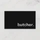 Meat Butcher Business Card | Zazzle