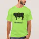 Meat Eater! Funny Tasty Beef Cuts Butcher Chart T-Shirt | Zazzle