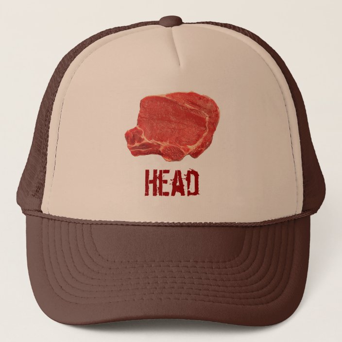 Meat Head Trucker Hat | Zazzle.com
