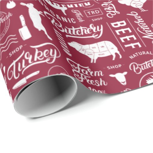 Meat Lovers BBQ Wrapping Paper | Zazzle