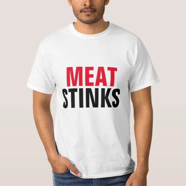 MEAT STINKS - Darlene Connor Roseanne Inspired T-Shirt | Zazzle