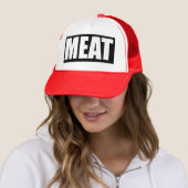 MEAT Trucker Hat | Zazzle