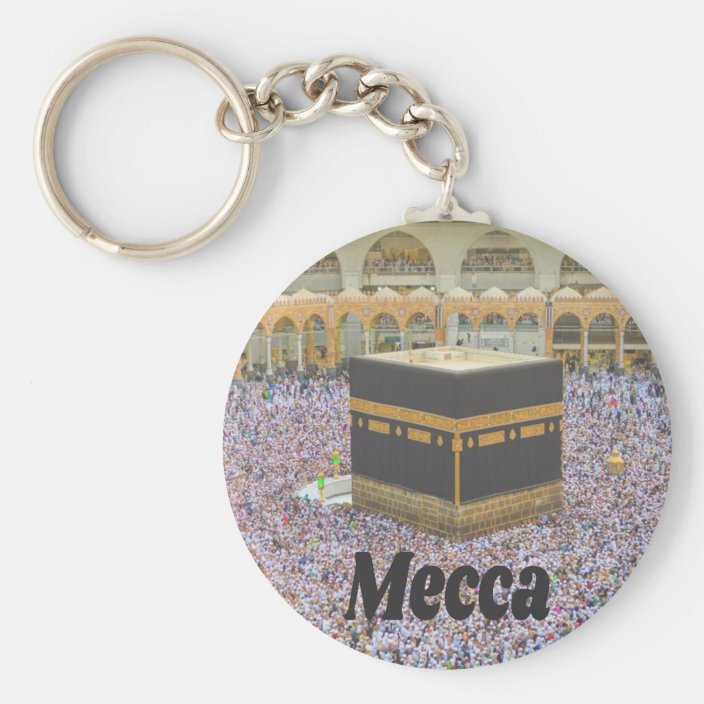 Mecca Saudi Arabia Islam’s holiest city, Kaaba Keychain | Zazzle.com