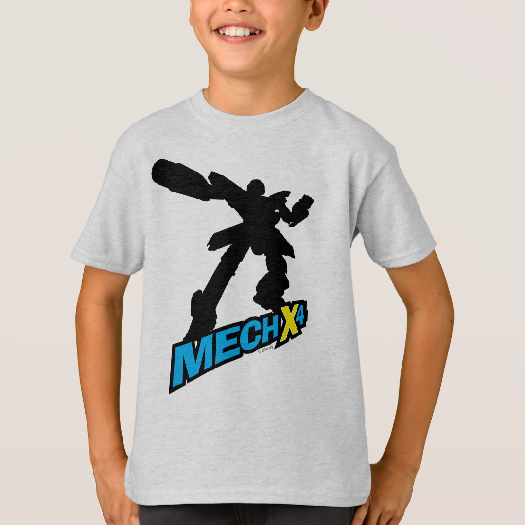 Mech X4 Silhouette T-Shirt | Zazzle