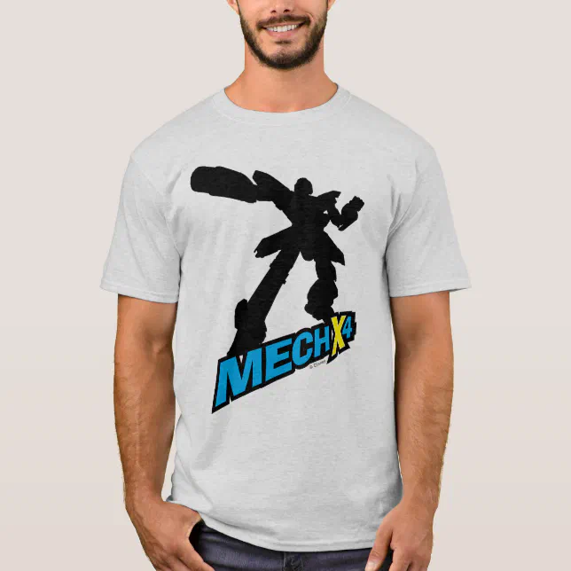 Mech X4 Silhouette T-Shirt | Zazzle