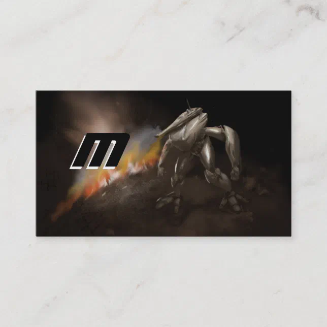 Mecha Business Card | Zazzle