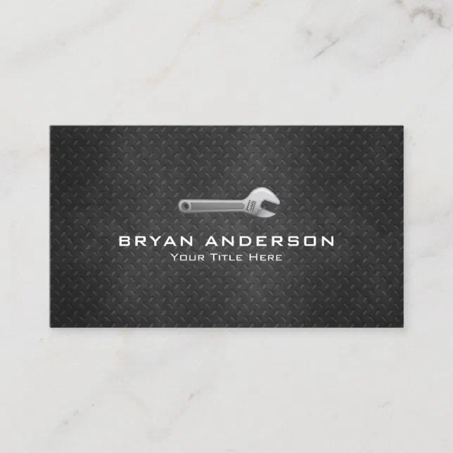 Mechanic Auto Shop Business Card | Zazzle