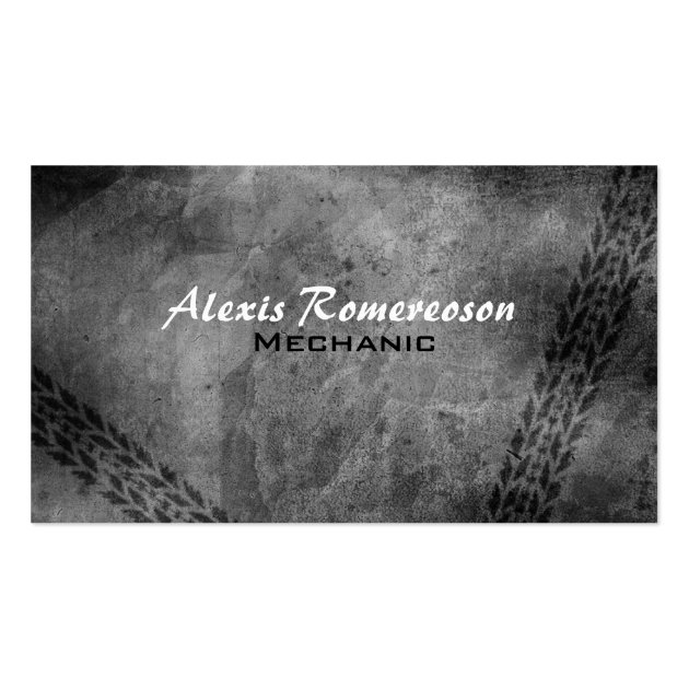 Mechanic Business Cards