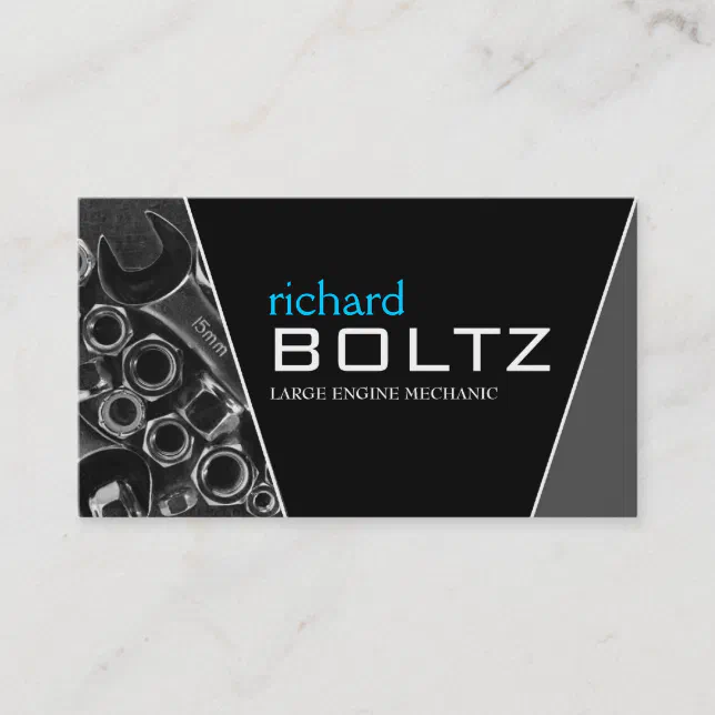 Mechanic - Business Cards | Zazzle