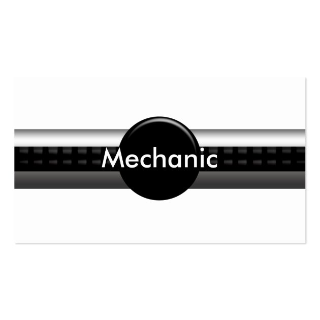 Mechanic Business Cards