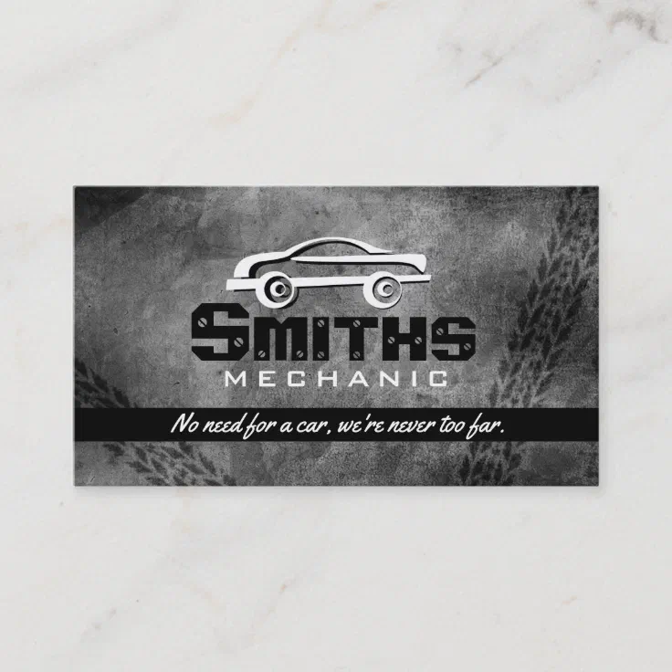 Mechanic Business Cards | Zazzle