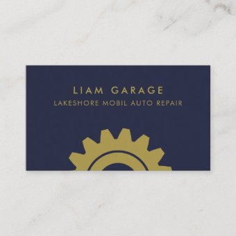 Mechanic Business Cards Mobil Auto Repair | Zazzle