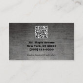 Mechanic Car Auto Repair Engine QR Code Business Card | Zazzle