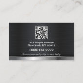 Mechanic Car Auto Repair Engine QR Code Business Card | Zazzle