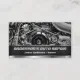 Mechanic Car Auto Repair Engine QR Code Business Card | Zazzle