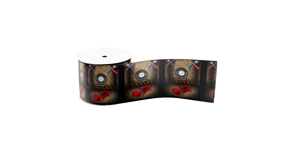 mechanic car ribbon | Zazzle