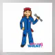 Mechanic Girl Poster | Zazzle