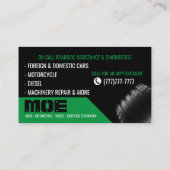 MECHANIC MOTORCYCLE BUSINESS CARD | Zazzle