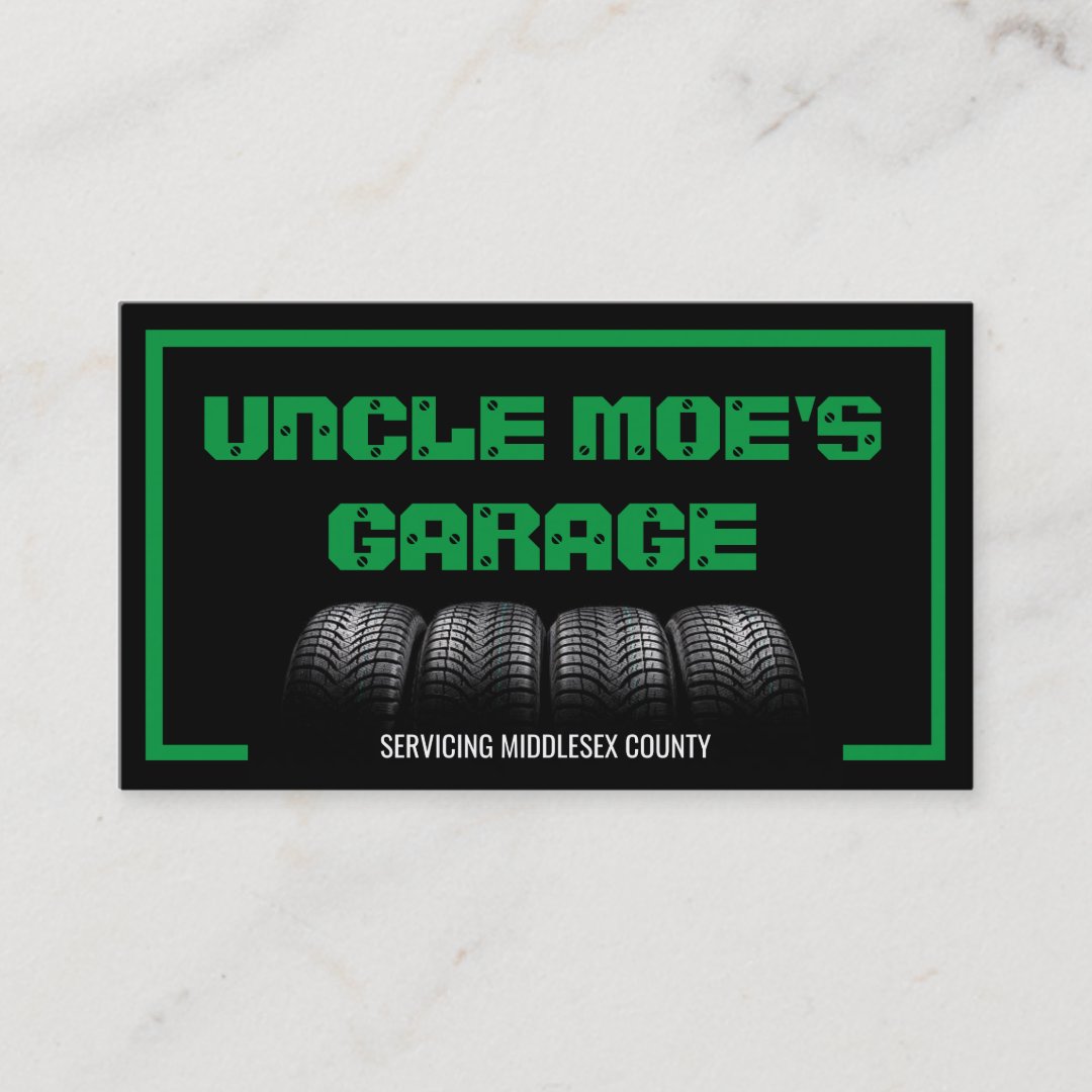 MECHANIC MOTORCYCLE BUSINESS CARD | Zazzle