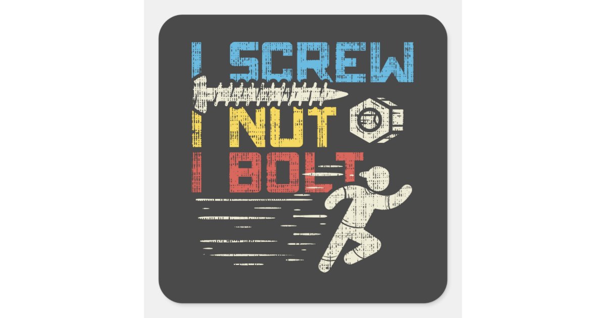 Mechanic Square Sticker | Zazzle