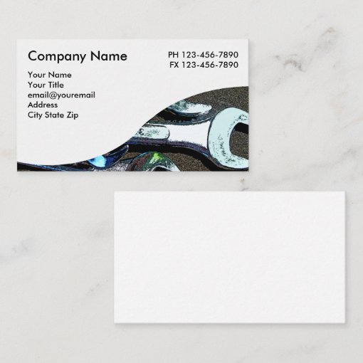 Mechanic Themed Business Cards | Zazzle