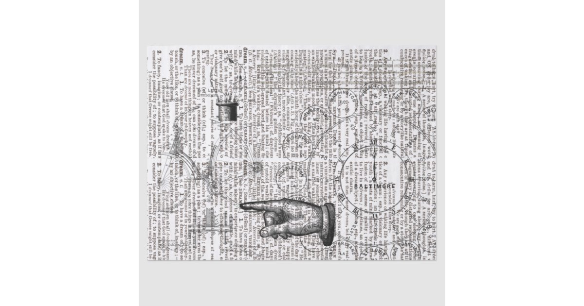 Mechanical Dream Tissue Paper | Zazzle