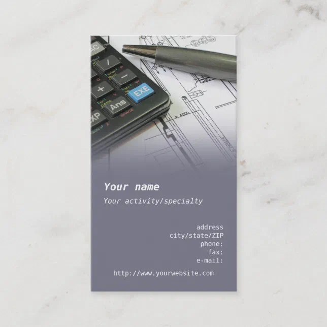 "Mechanical Engineer" business card | Zazzle