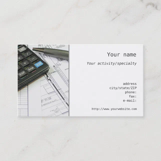 "Mechanical Engineer" business card | Zazzle