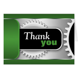 Mechanic Thank You Cards | Zazzle