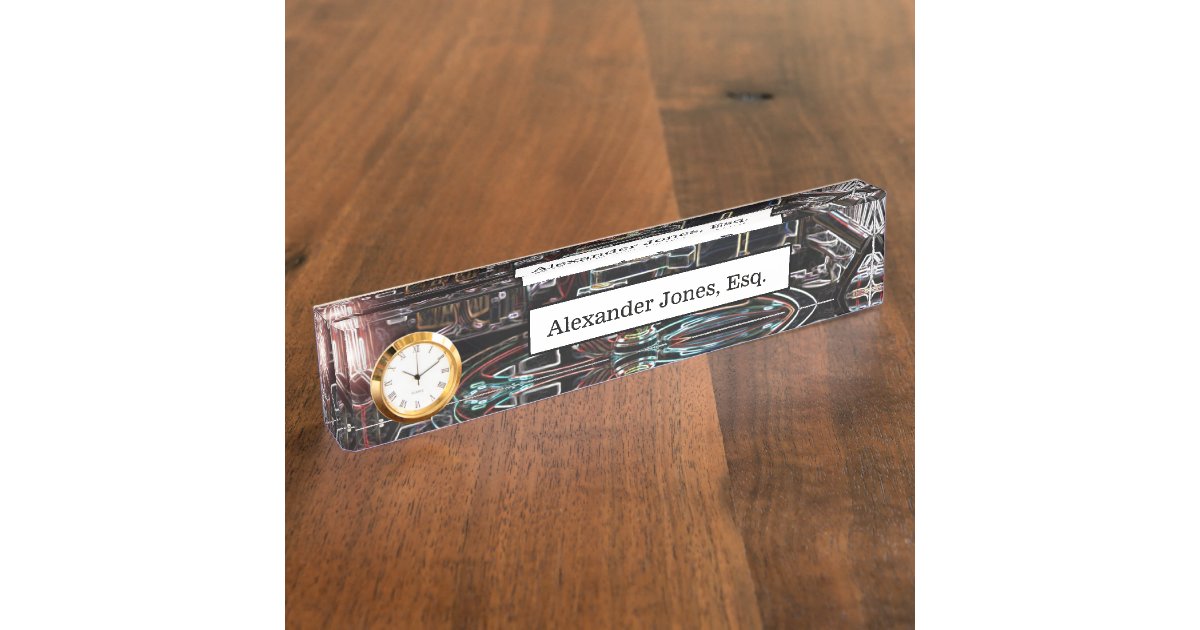 Mechanical Motion Nameplate | Zazzle