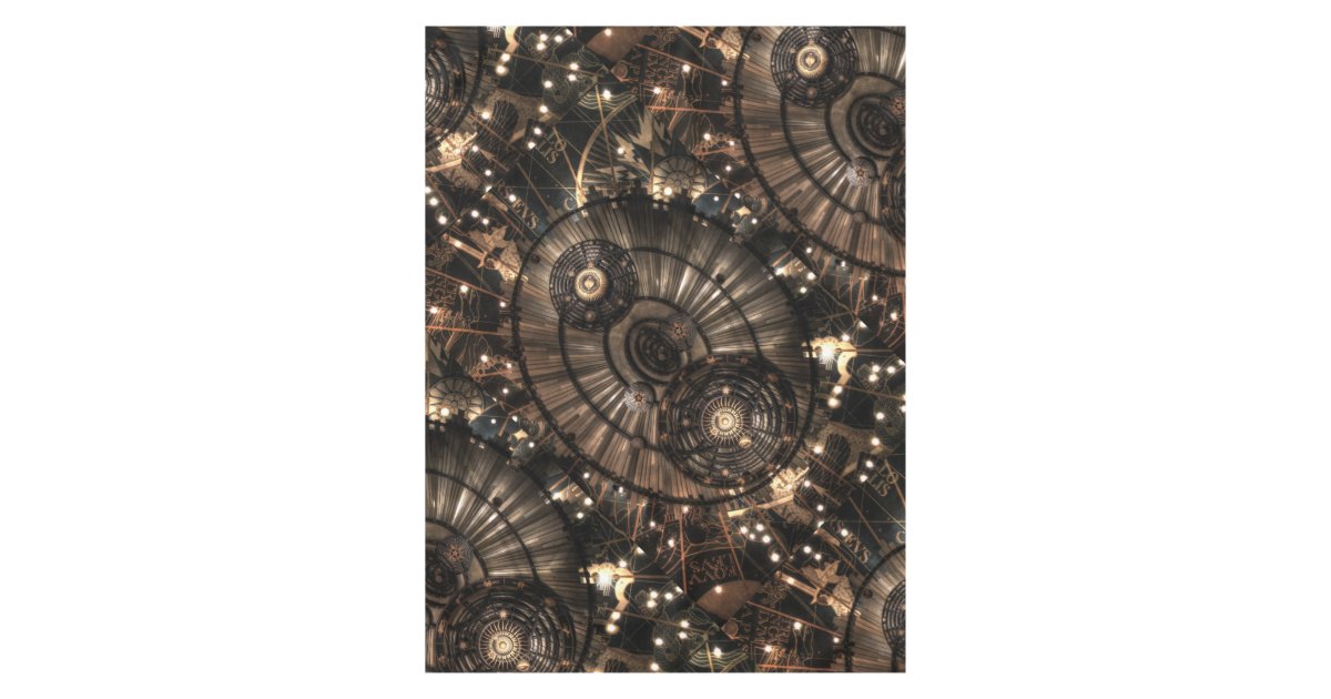 Mechanical Steampunk Zodiac Constellations Tablecloth | Zazzle