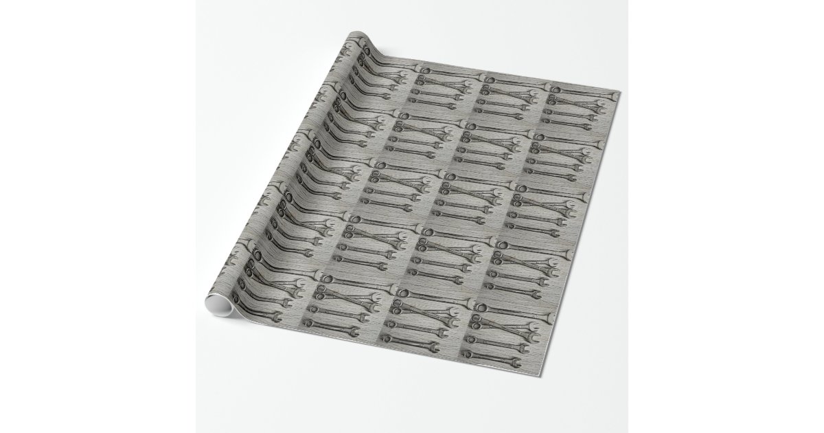Mechanical Tools Wrapping Paper | Zazzle