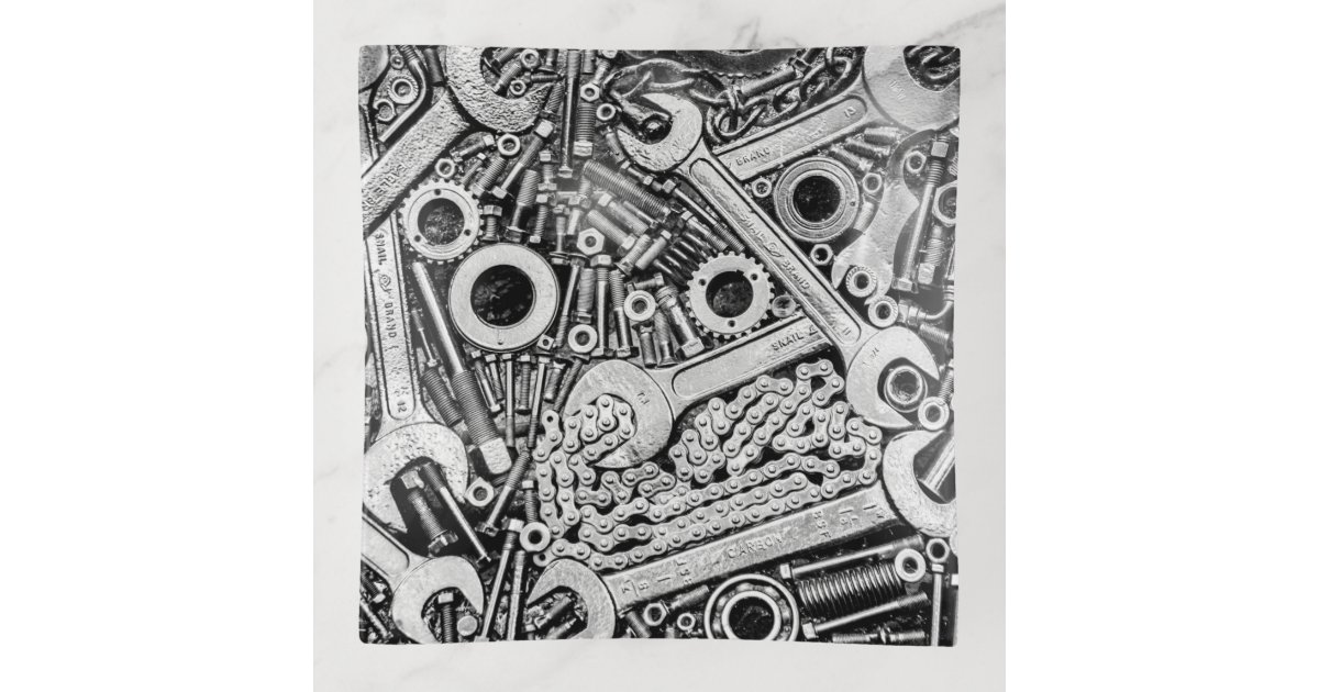 Mechanic's Tools Trinket Tray | Zazzle