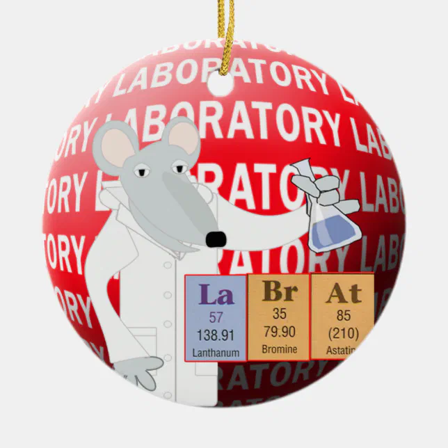 MED TECH LABORATORY CHRISTMAS ORNAMENT | Zazzle
