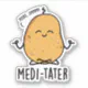 Medi-tater Funny Meditating Potato Pun Sticker | Zazzle