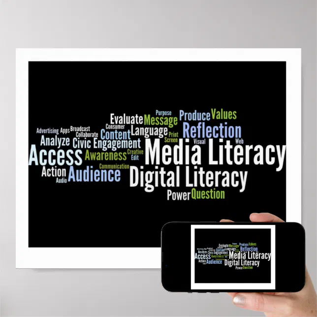 Media Literacy Poster | Zazzle