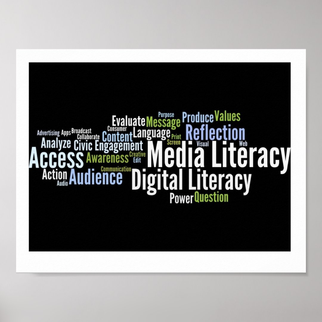 Media Literacy Poster | Zazzle