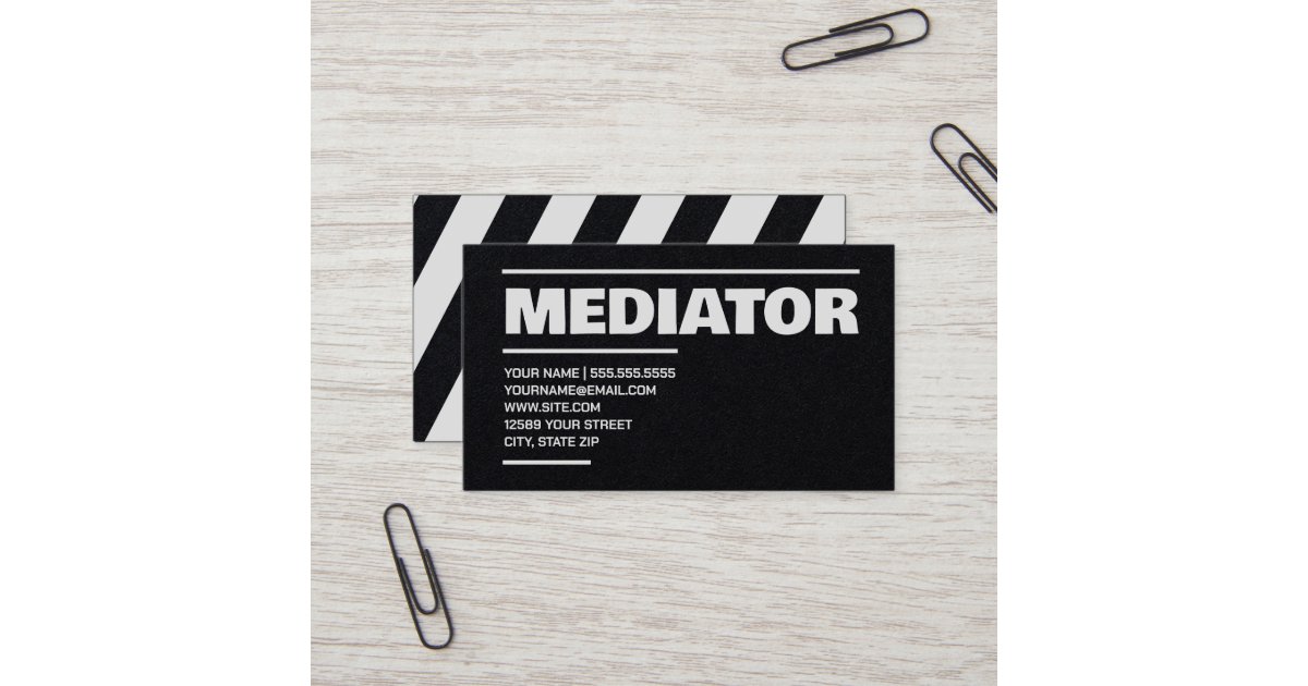 Mediator Business Card | Zazzle