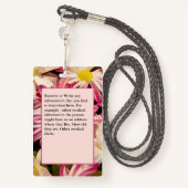 Medical Alert Emergency Contact Custom Card Badge | Zazzle